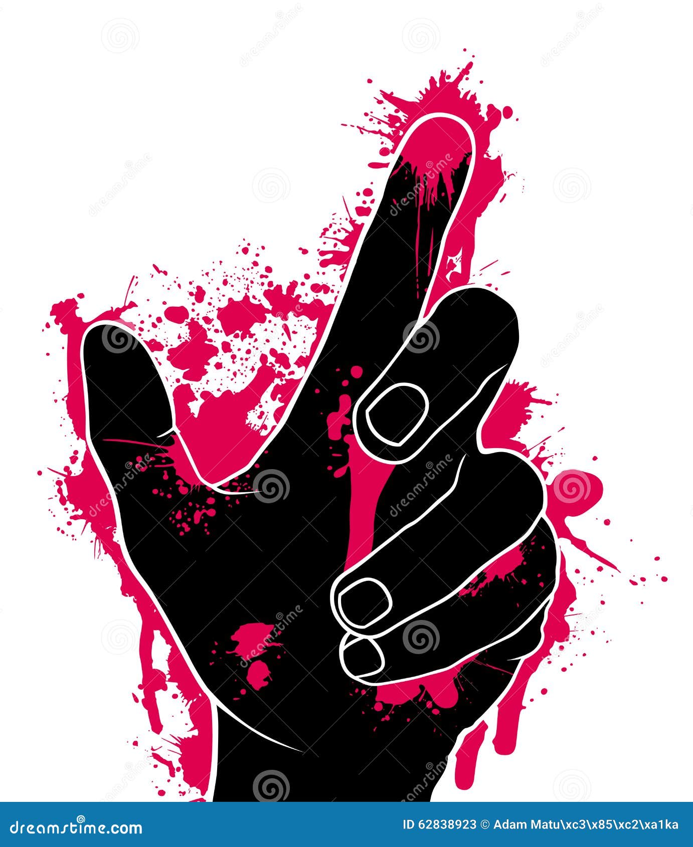 Abstract of aggression stock vector. Illustration of abstraction - 62838923