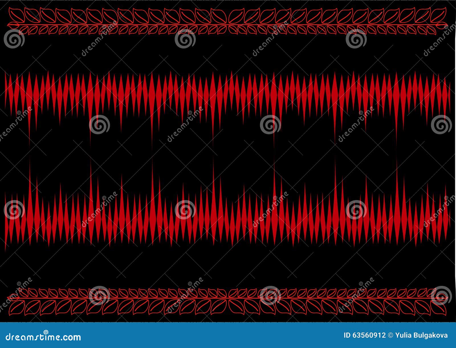 The Abstract Aggressive Red-black Background Stock Vector ...