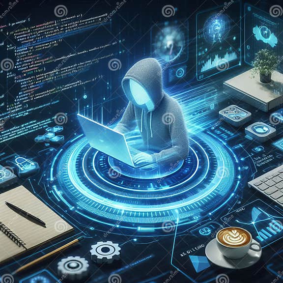 Abstract AI Accelerating Workflow for Office Workers - Futuristic ... Abstract AI Accelerating Workflow for Office Workers - Futuristic ...