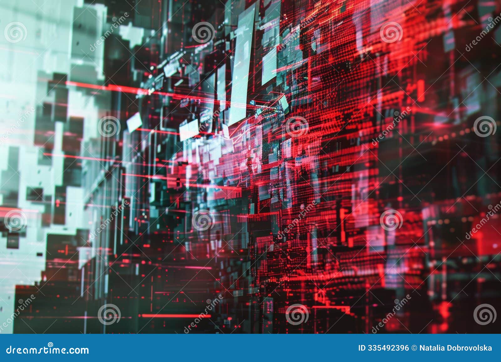 Abstract AI Algorithm Background with Neural Networks, Data, and Digital Code. Stock Photo ...