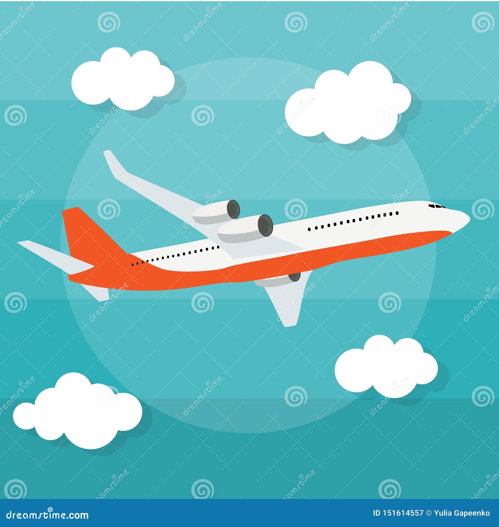 Abstract Airplane Background Vector Illustration Stock Vector ...