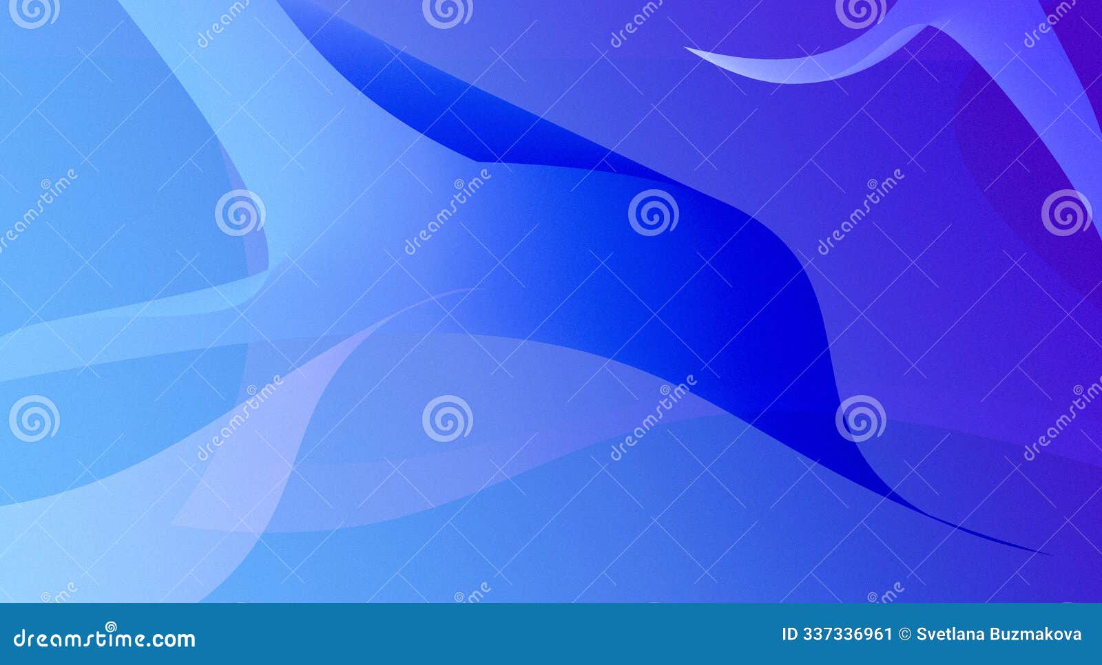 Abstract Airy Elegant Background. Blue And Purple Gracefully Curved ...