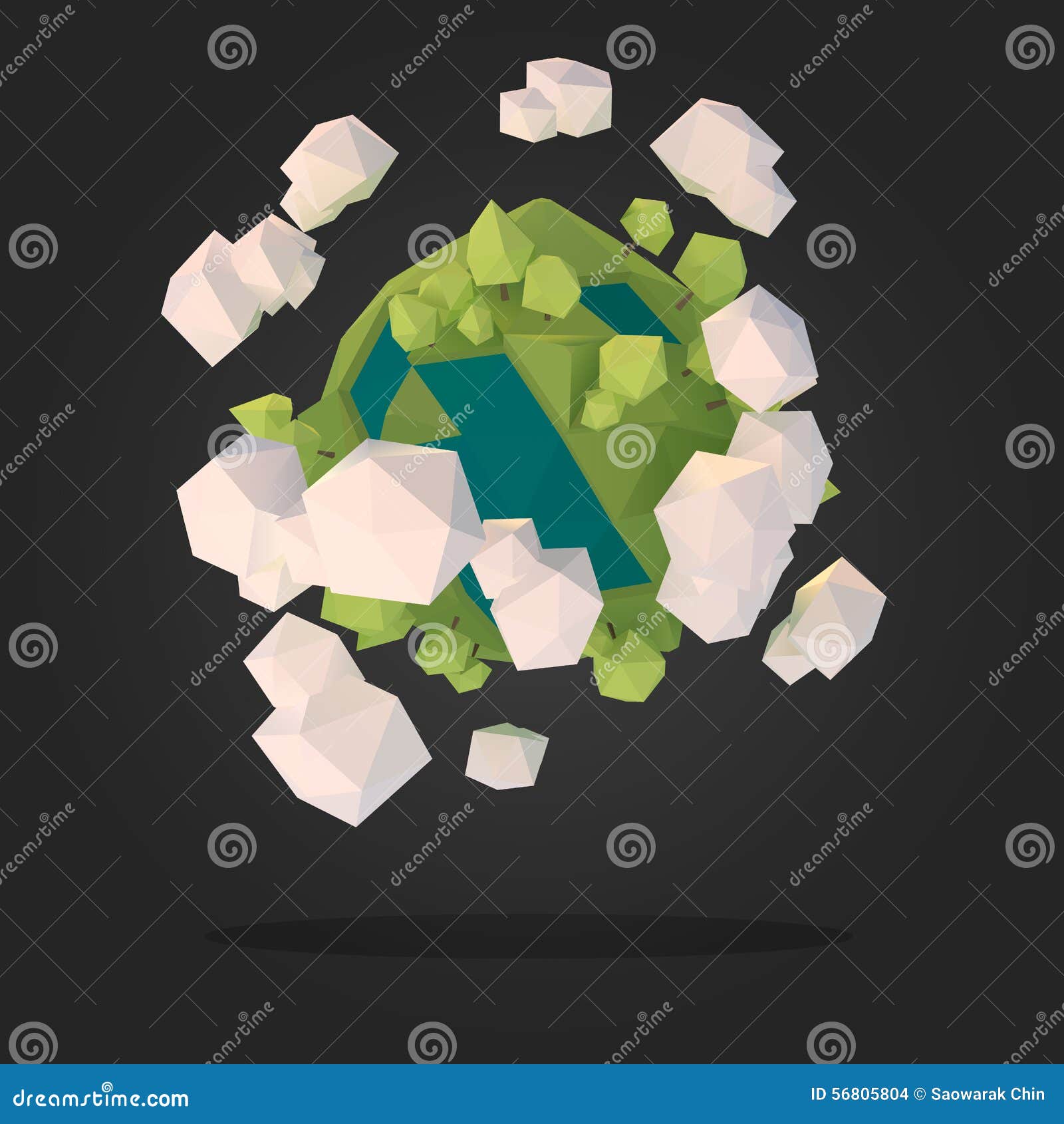 Abstract Alien Planet stock vector. Illustration of modern - 56805804