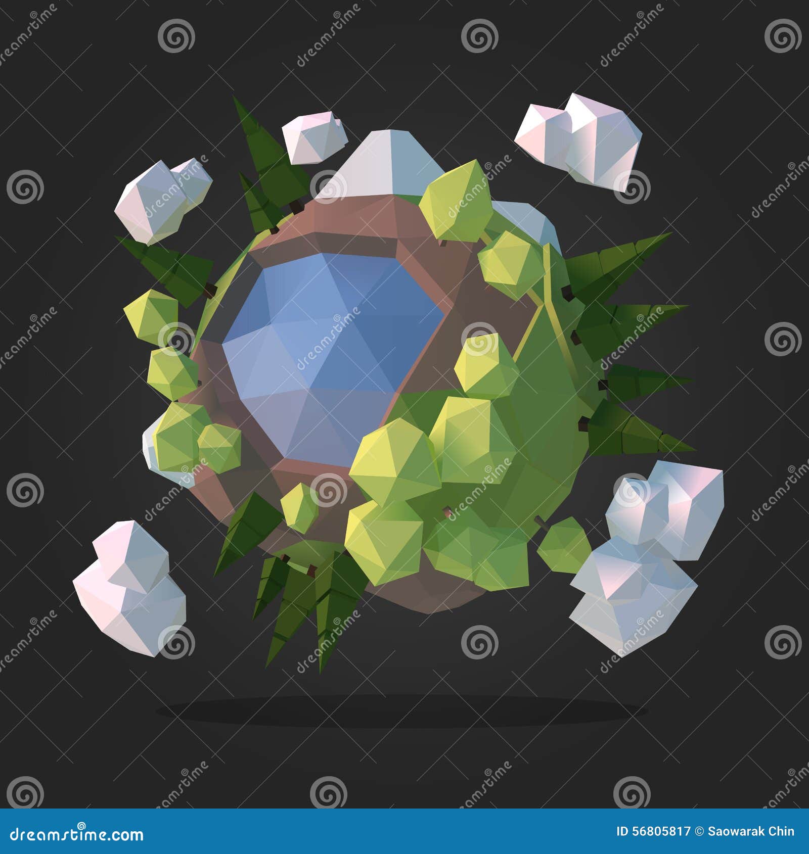 Abstract Alien Planet stock vector. Illustration of globe - 56805817