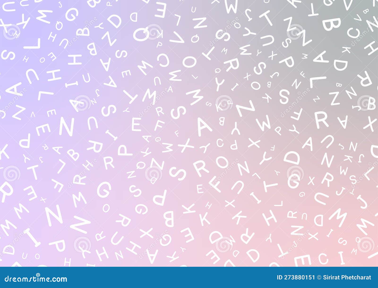 Abstract Alphabet Random Pastel Vivid Gradient Background Stock Vector ...
