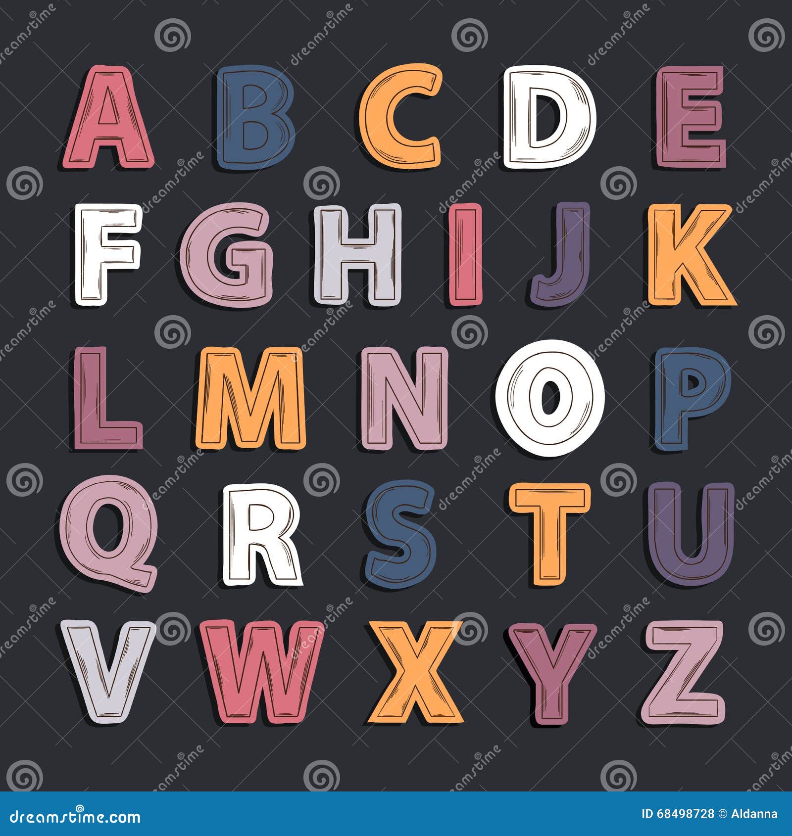Abstract alphabet stock vector. Illustration of character - 68498728
