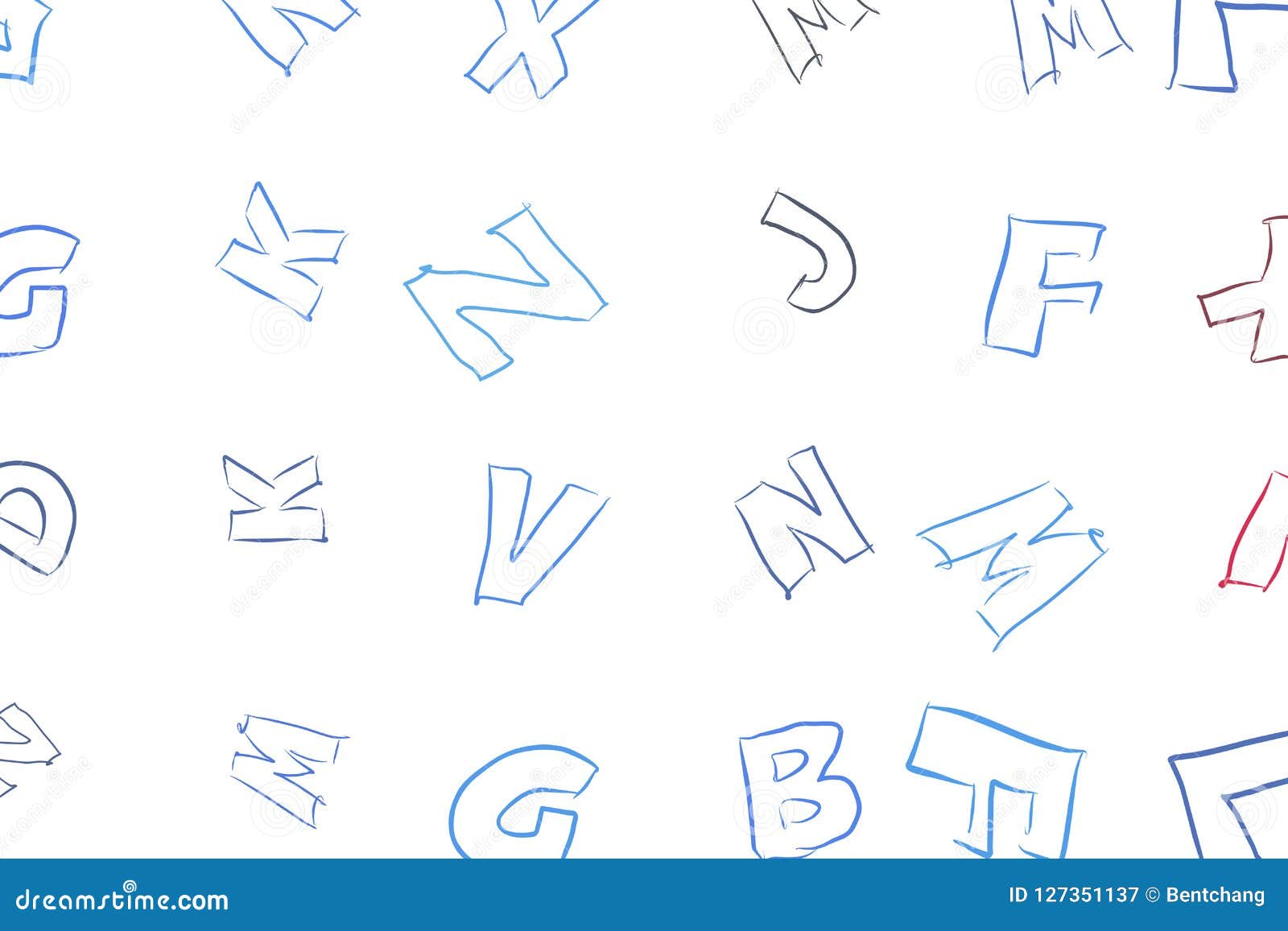 Abstract Alphabets Letters. Concept, Pattern, Wallpaper & Drawing ...