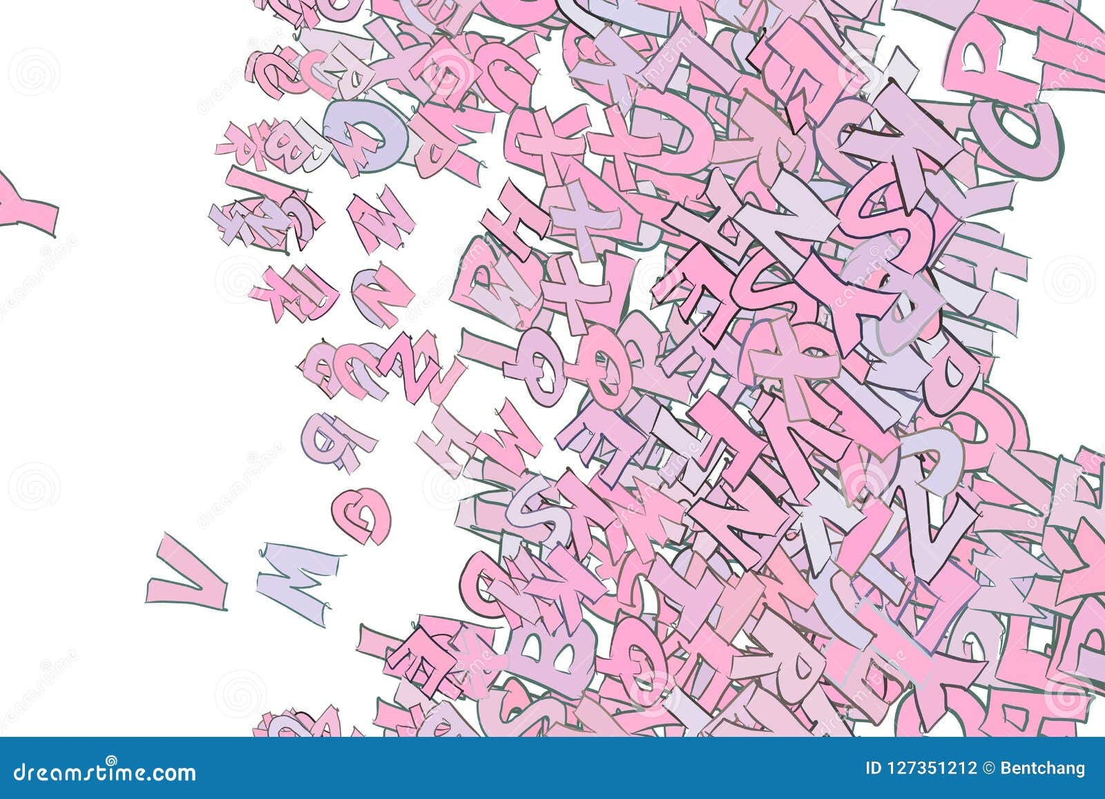 Abstract Alphabets Letters. Creative, Pattern, Abc & Repeat. Stock ...