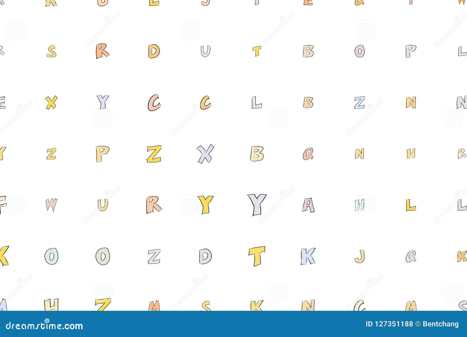 Abstract Alphabets Letters. Typography, Pattern, Template & Repeat ...