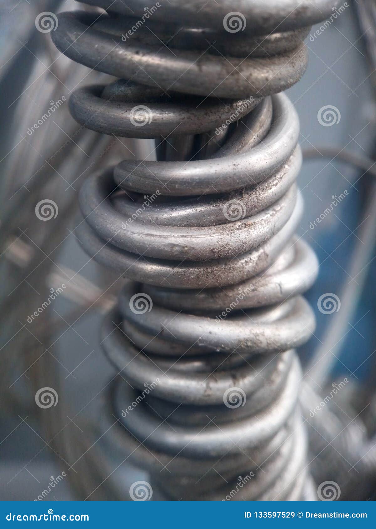 Abstract Aluminum Twisted Wire Stock Image - Image of grey, twisted ...