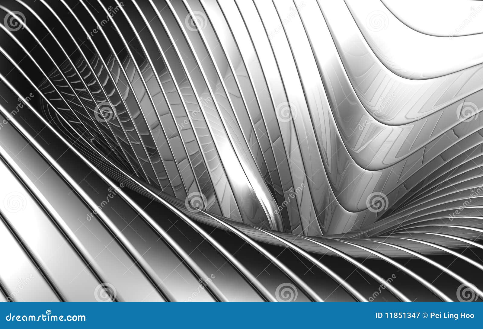 Abstract Aluminum Wave Pattern Stock Illustration - Illustration of ...