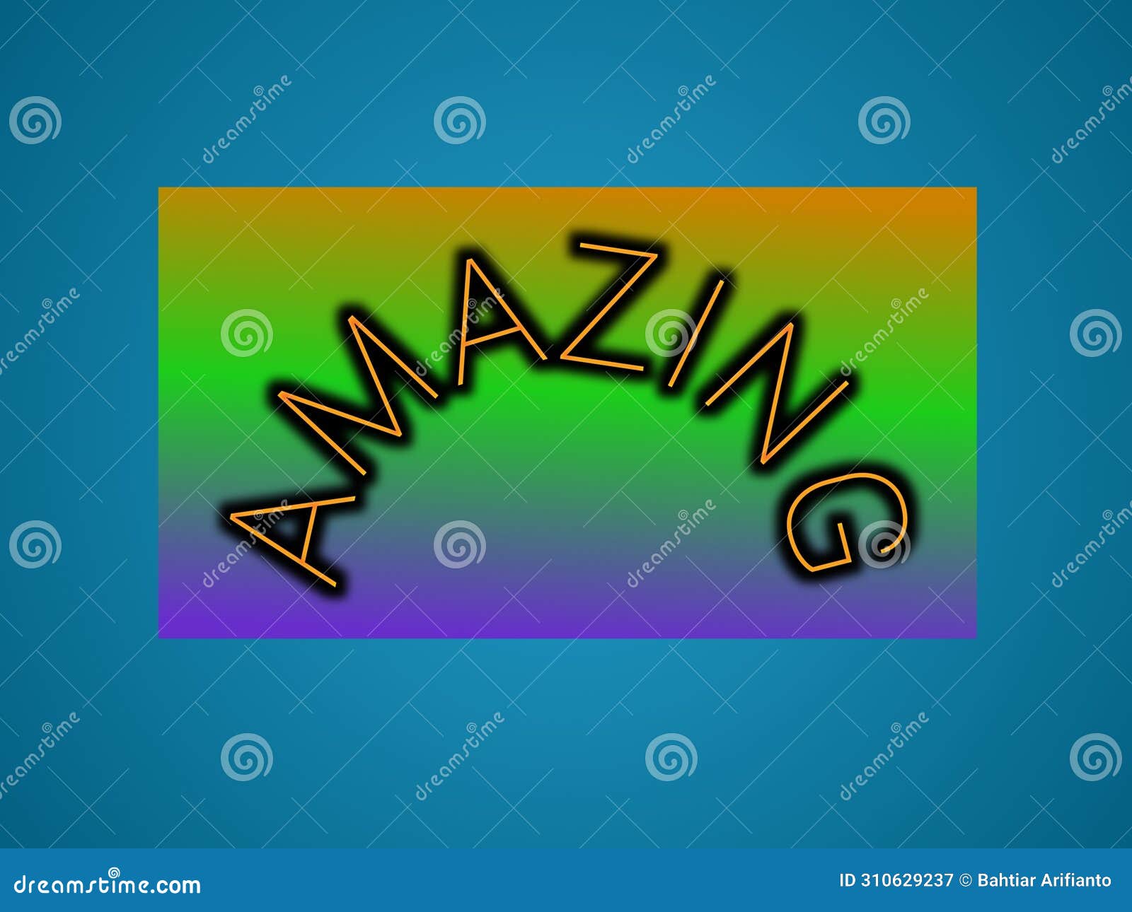 Abstract, Amazing Written Illustrations with Multi-colored Backgrounds ...