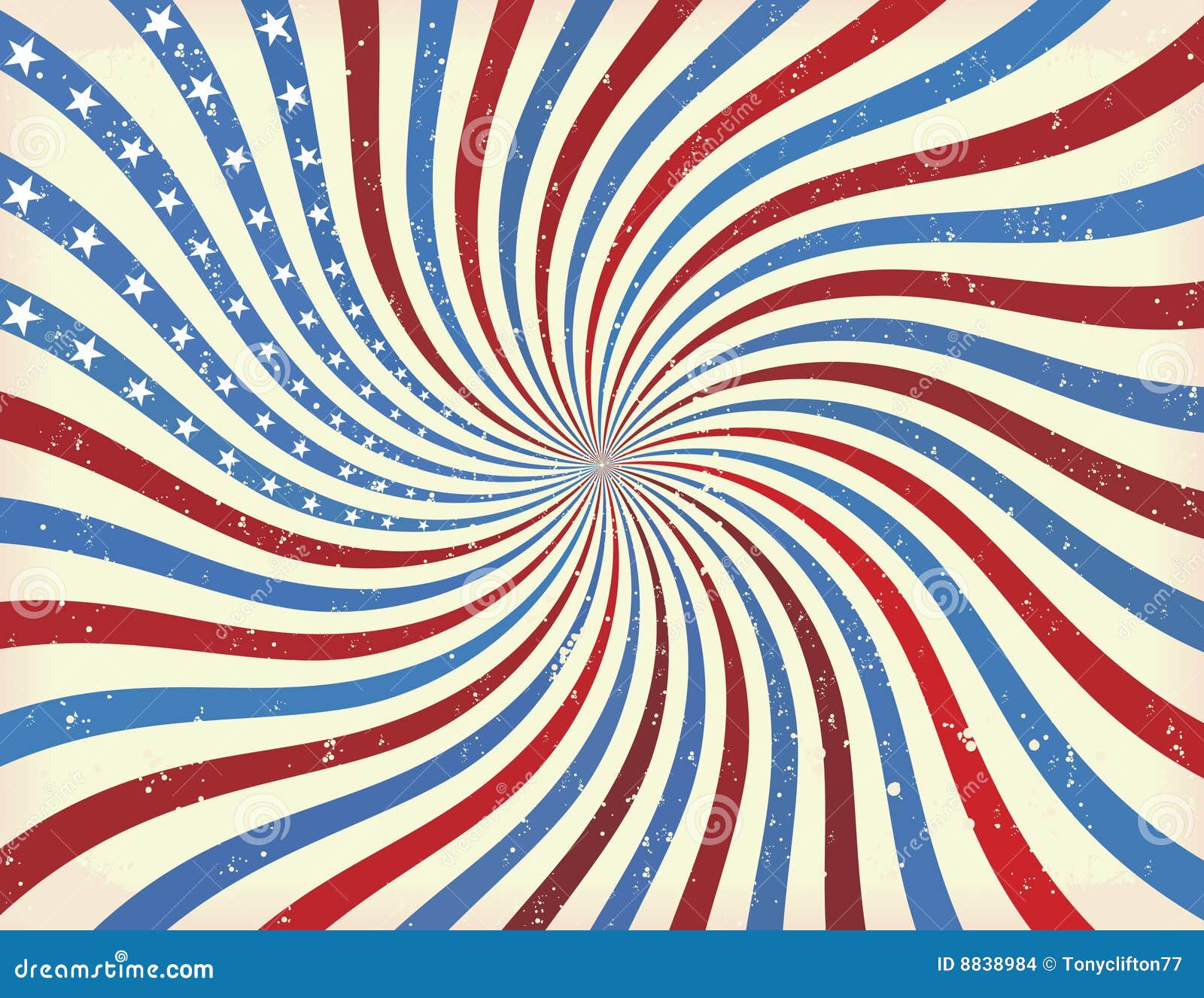 Abstract American Background Stock Vector - Illustration of sunburst ...