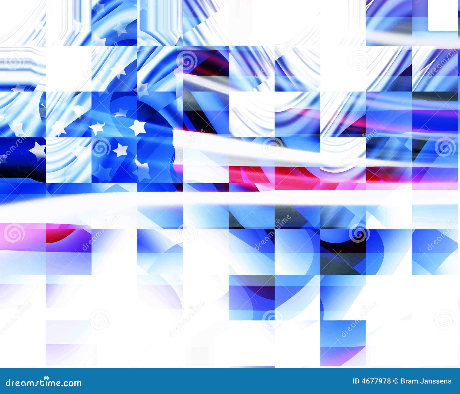 Abstract american flag stock illustration. Illustration of abstract ...