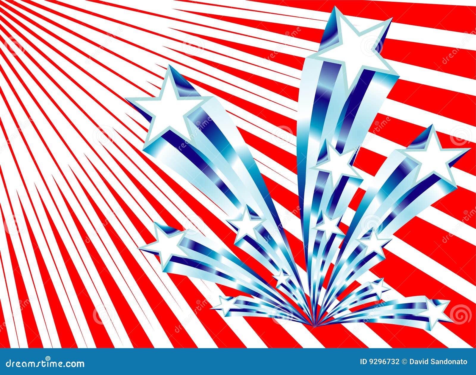 Abstract american flag stock vector. Illustration of star - 9296732