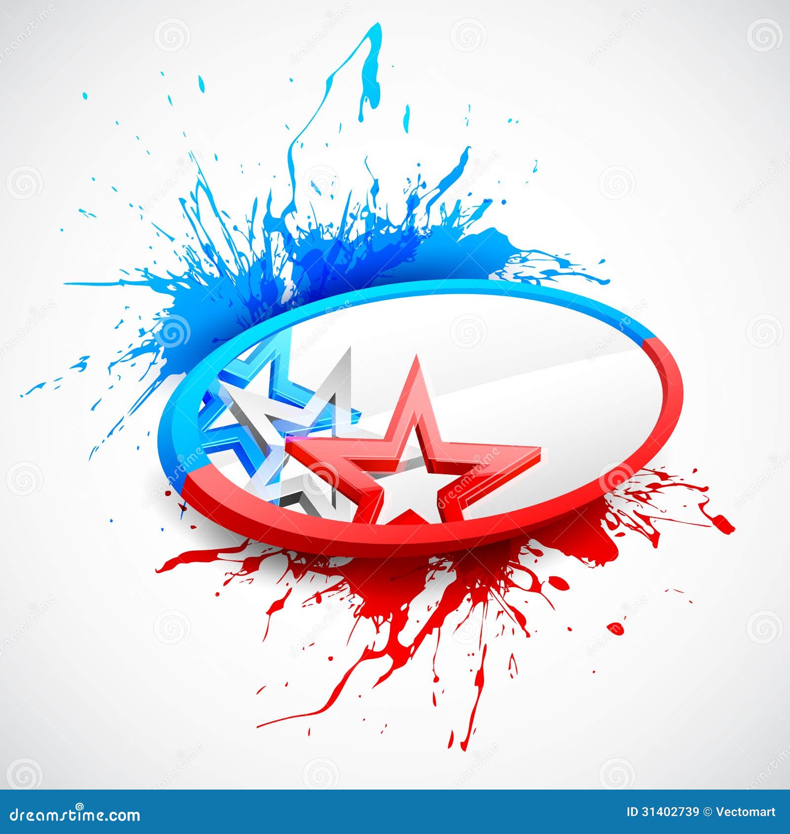 Abstract American Flag Background Stock Vector - Illustration of ...