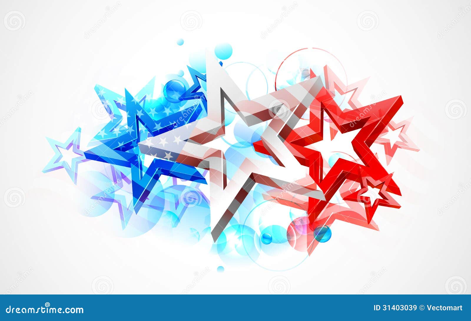 Abstract American Flag Background Stock Vector - Illustration of ...