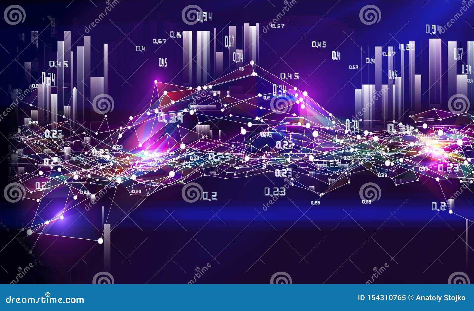 Abstract Analysis Infographics. Bright Net of the Data. Big Data ... Abstract Analysis Infographics. Bright Net of the Data. Big Data ...