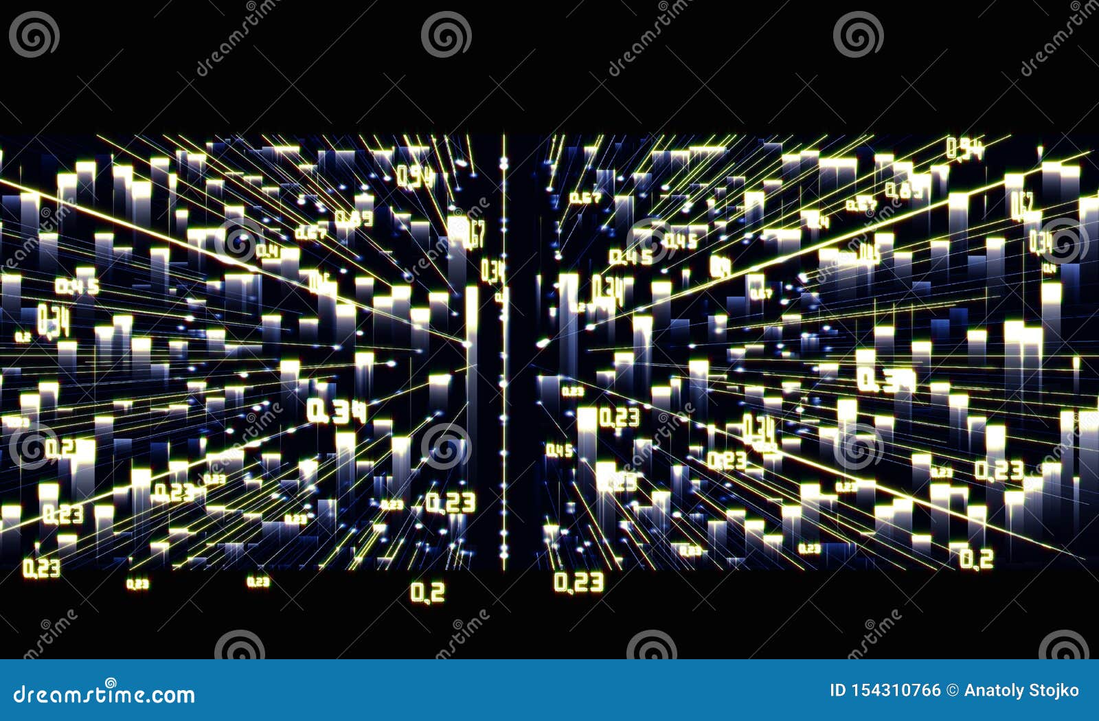 Abstract Analysis Infographics. Bright View of the Data Array. Big Data ... Abstract Analysis Infographics. Bright View of the Data Array. Big Data ...