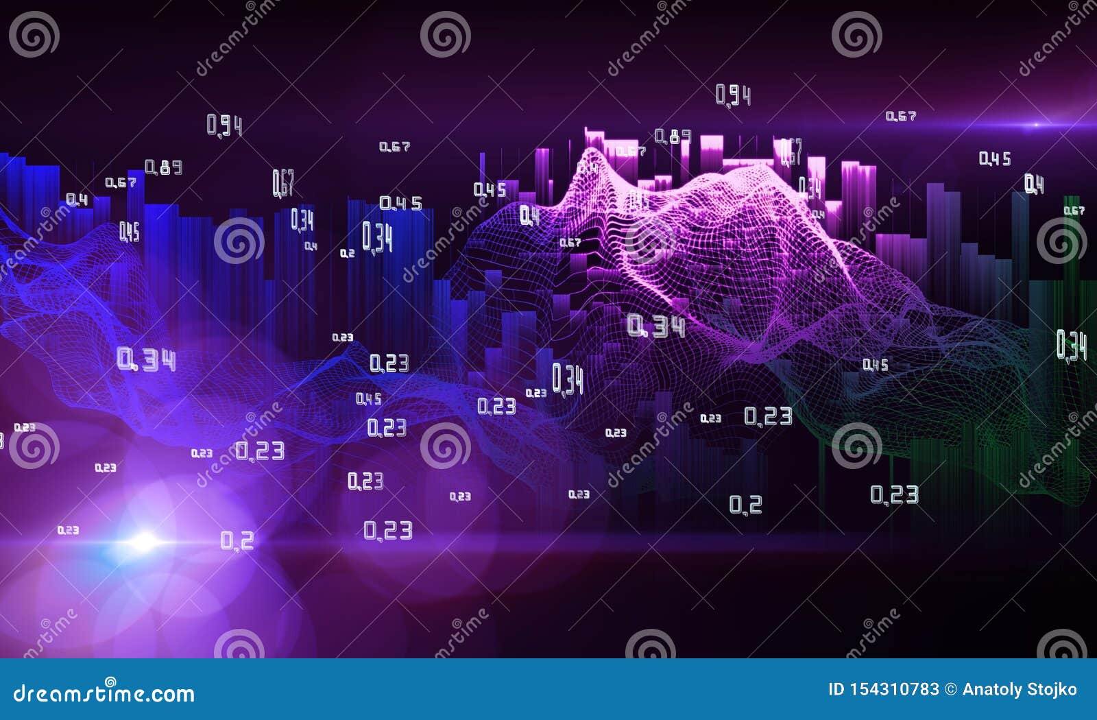 Abstract Analysis Infographics. Bright View of the Data Array. Big Data ... Abstract Analysis Infographics. Bright View of the Data Array. Big Data ...