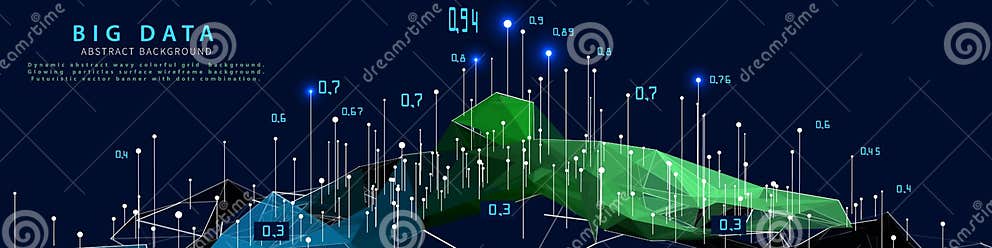 Abstract Analytical Background with Polygonal Color Grid Analyze Data. Analytics Algorithms Data ...