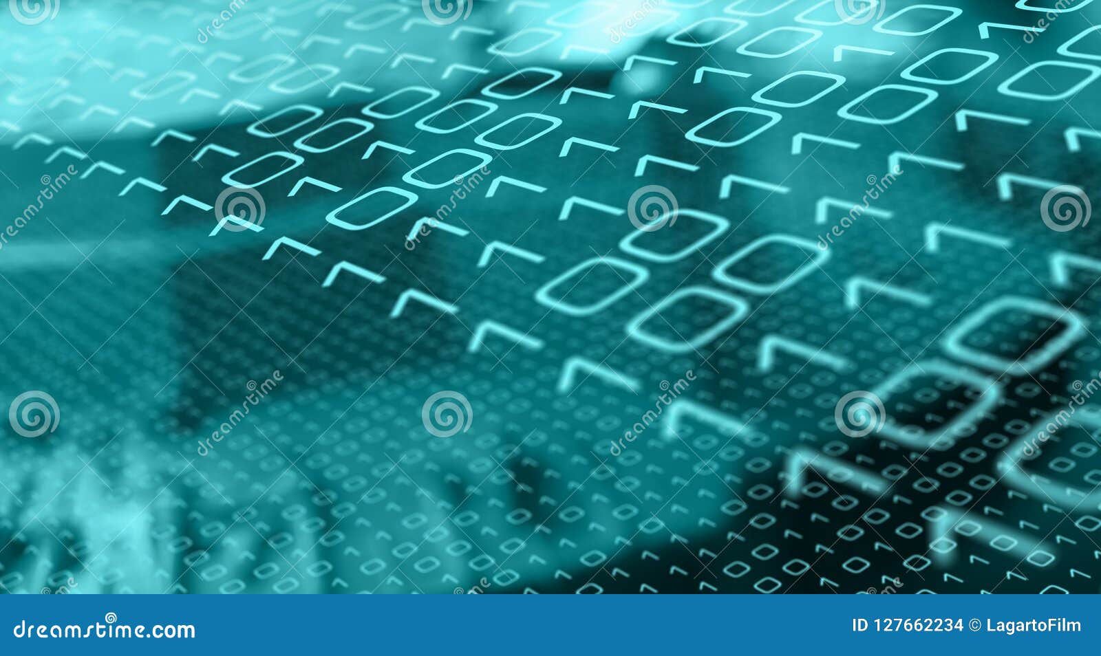 Abstract Analytics Algorithm Spying Office Computers Stock Illustration ...