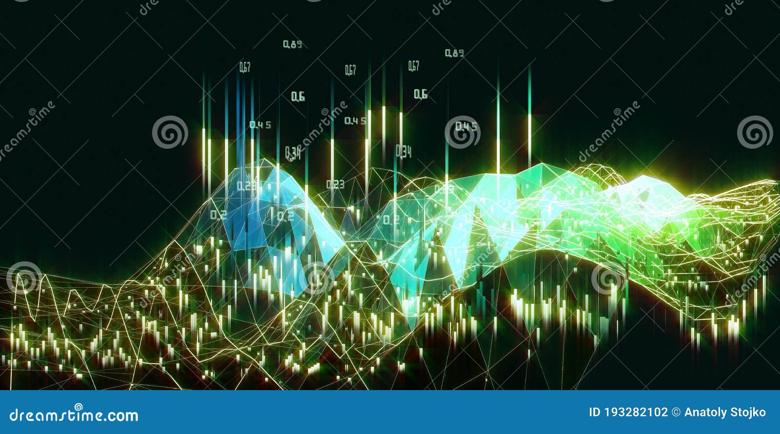 Abstract Analyze Algorithm Artificial Intelligence Data Big Data