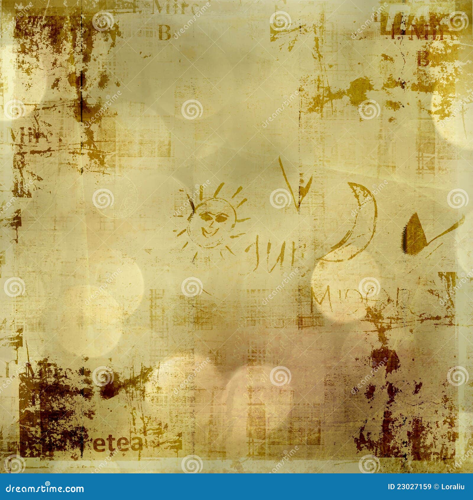 Abstract Ancient Egyptian Background, Cleopatra. Dark Background. Stock ...