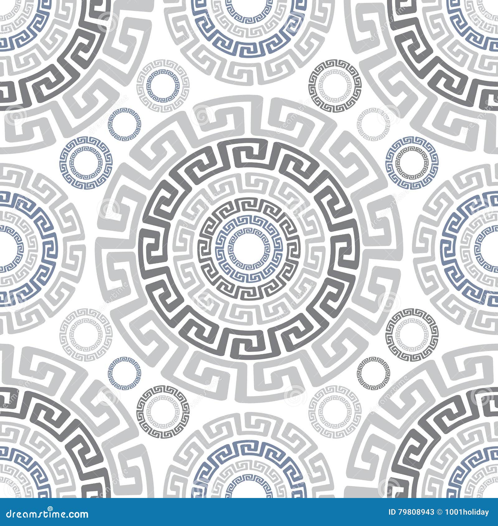 Abstract Ancient Vector Seamless Pattern Stock Vector - Illustration of ...