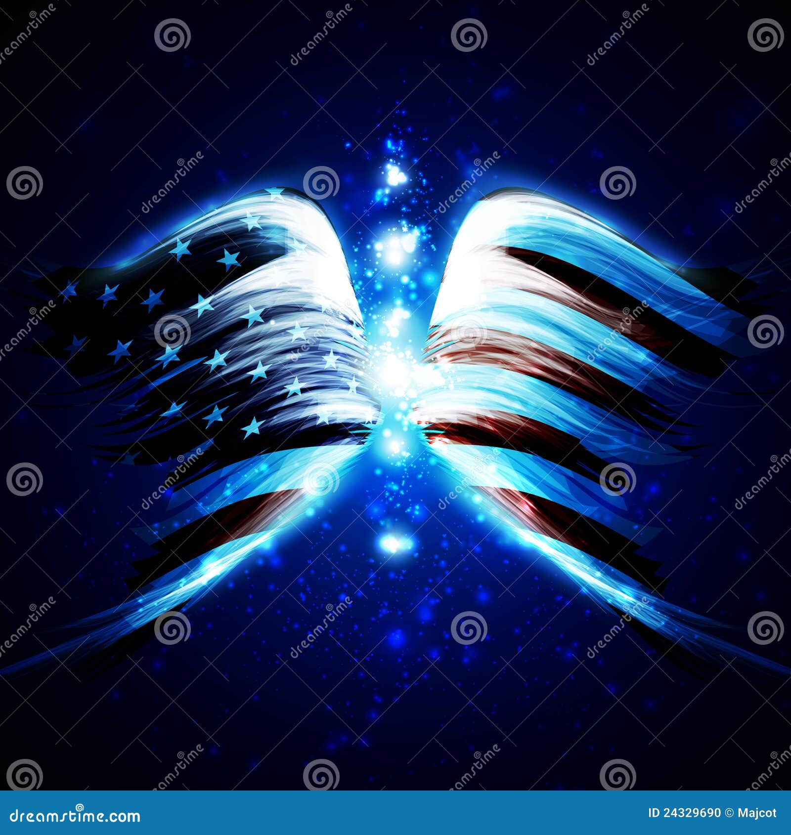 Abstract angel stock vector. Illustration of enchanted - 24329690