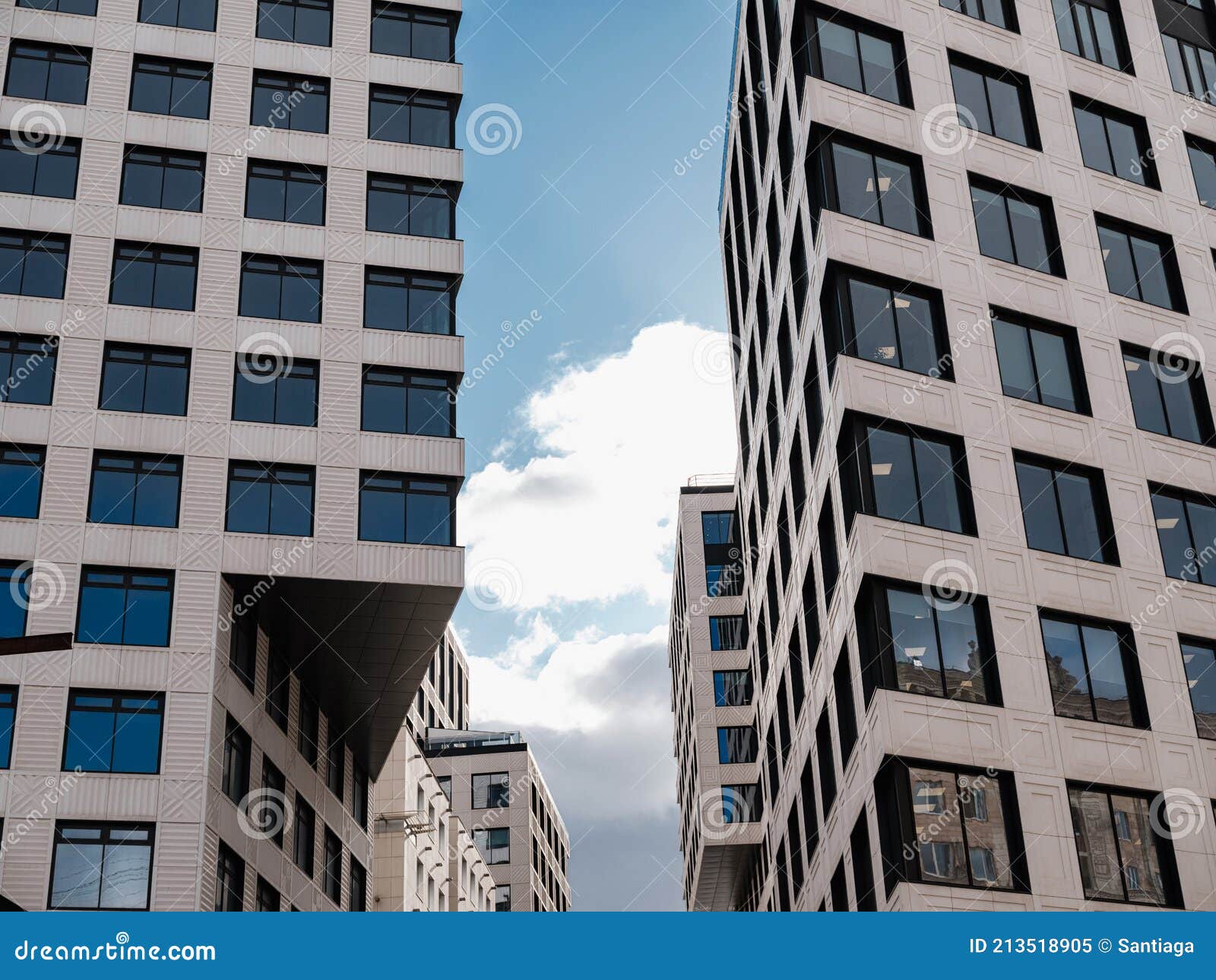 The Abstract Angled Office Building Windows Background Editorial Image ...