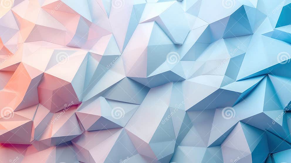 An Abstract Angular Background with Overlapping Polygons Stock ...
