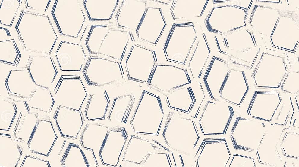 Abstract Angular Hexagons Form Seamless, Edgy, and Sharp Tiling Pattern ...