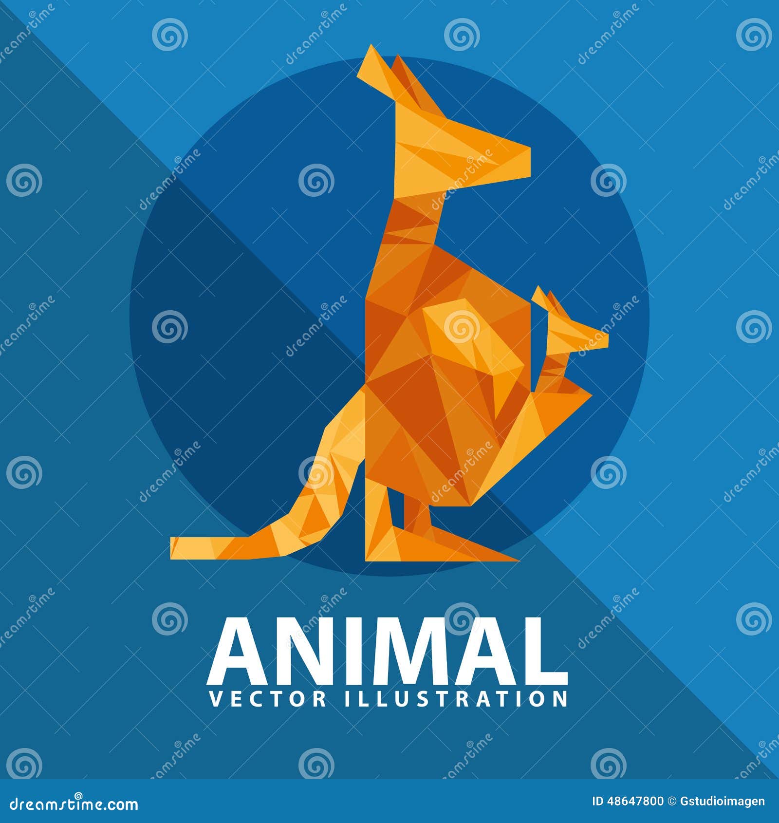 Abstract animal stock illustration. Illustration of design - 48647800