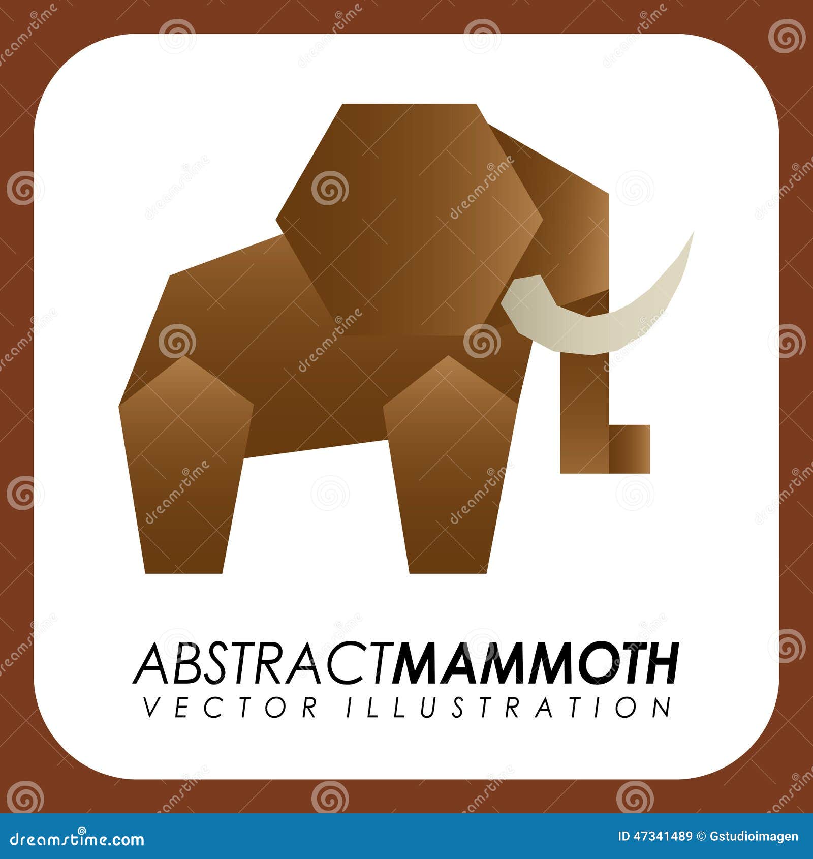Abstract animal design stock vector. Illustration of vector - 47341489