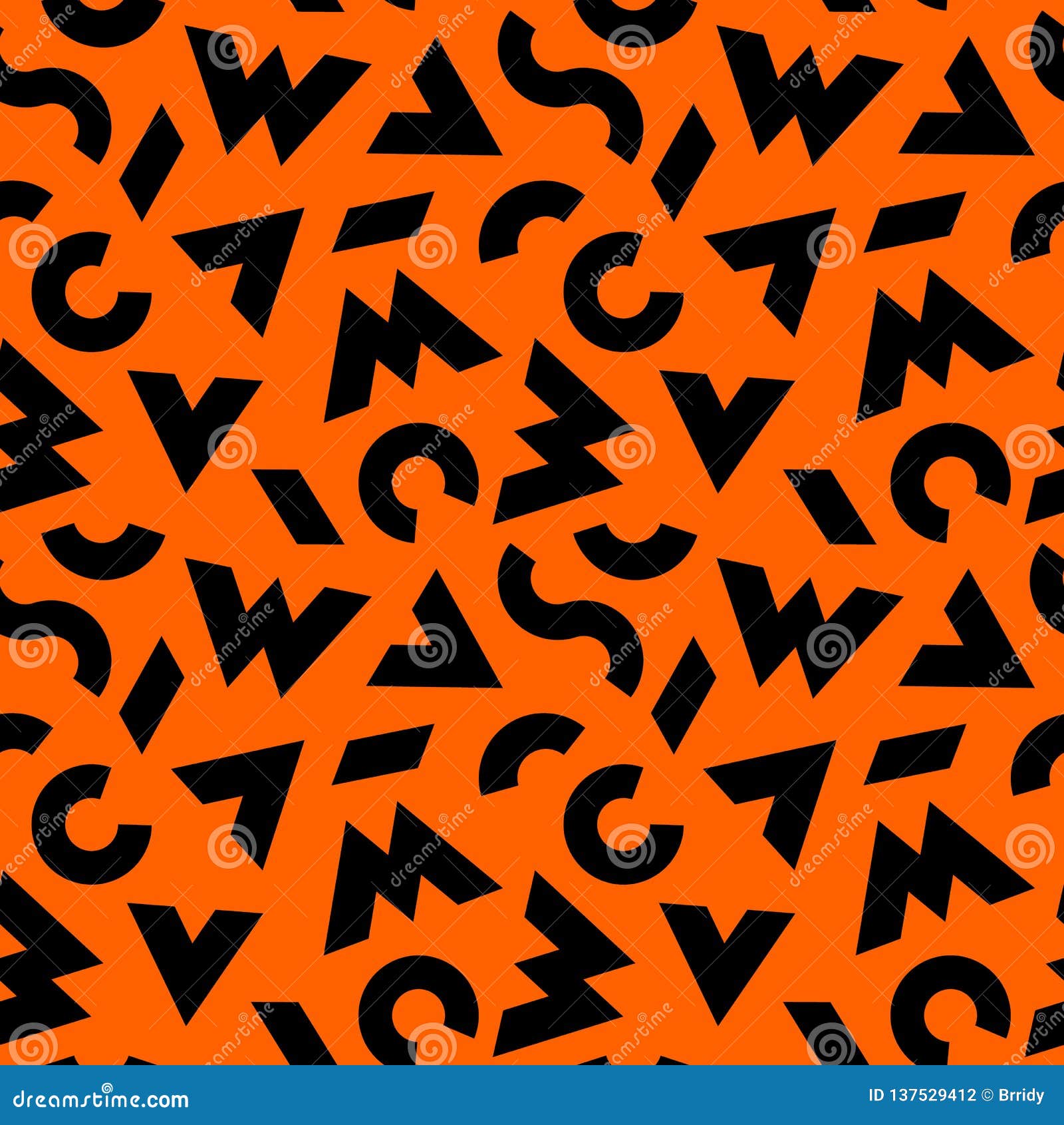 Abstract Animalistic Seamless Pattern. Vector Orange and Black ... Abstract Animalistic Seamless Pattern. Vector Orange and Black ...