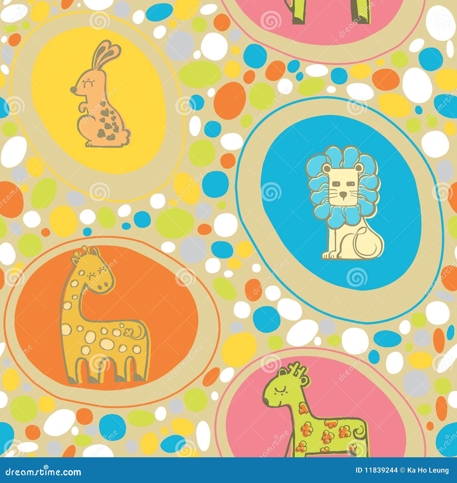 Abstract Animals Silhouettes With Line Details. Animal Icons Isolated ...