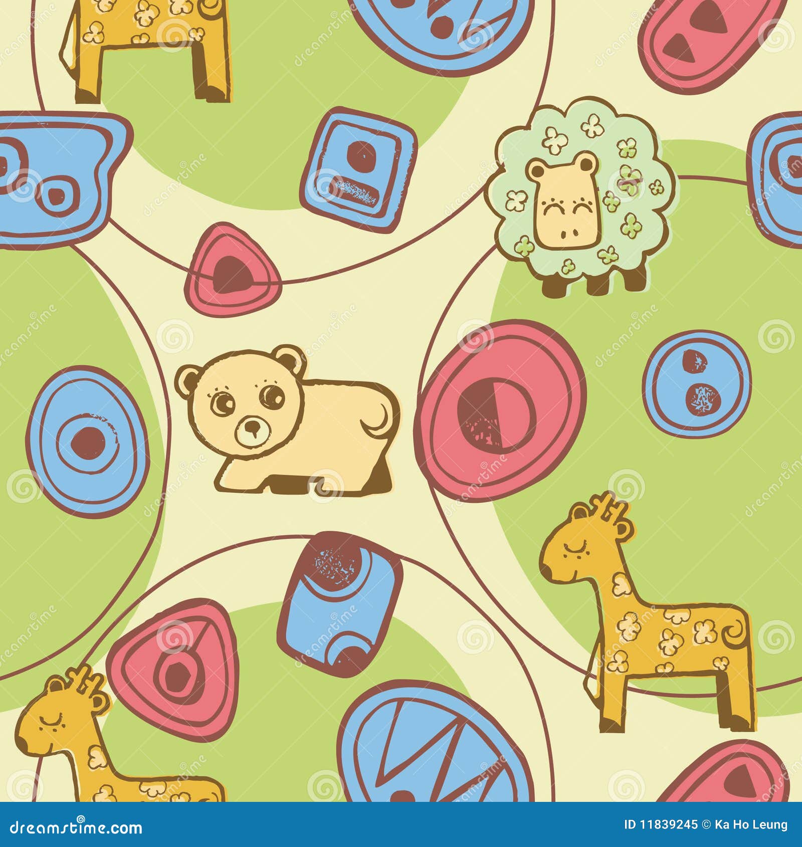 Abstract Animals Silhouettes With Line Details. Animal Icons Isolated ...