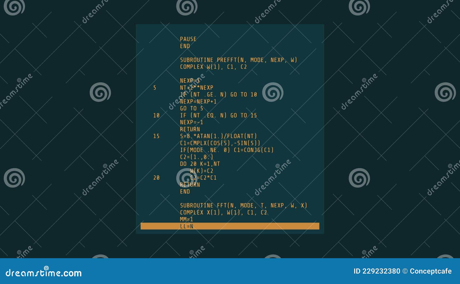 Rectangular Animated Block with Scrolling Abstract Code. Stock Footage ...