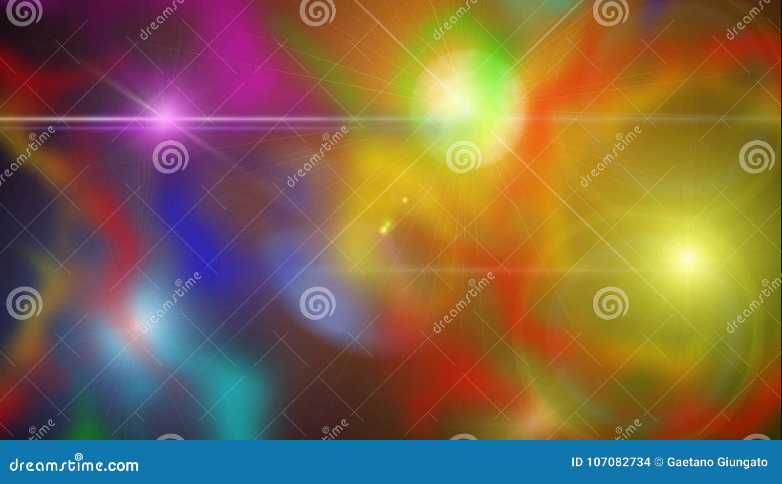 Animated Background with Lights and Rotating Colors Stock Footage ...