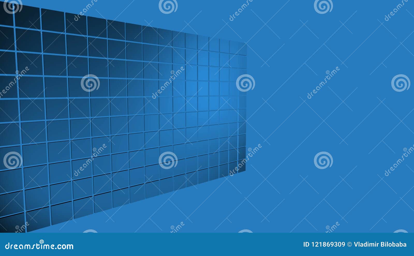 Abstract Animated Blue Computer Background Stock Video - Video of color ...