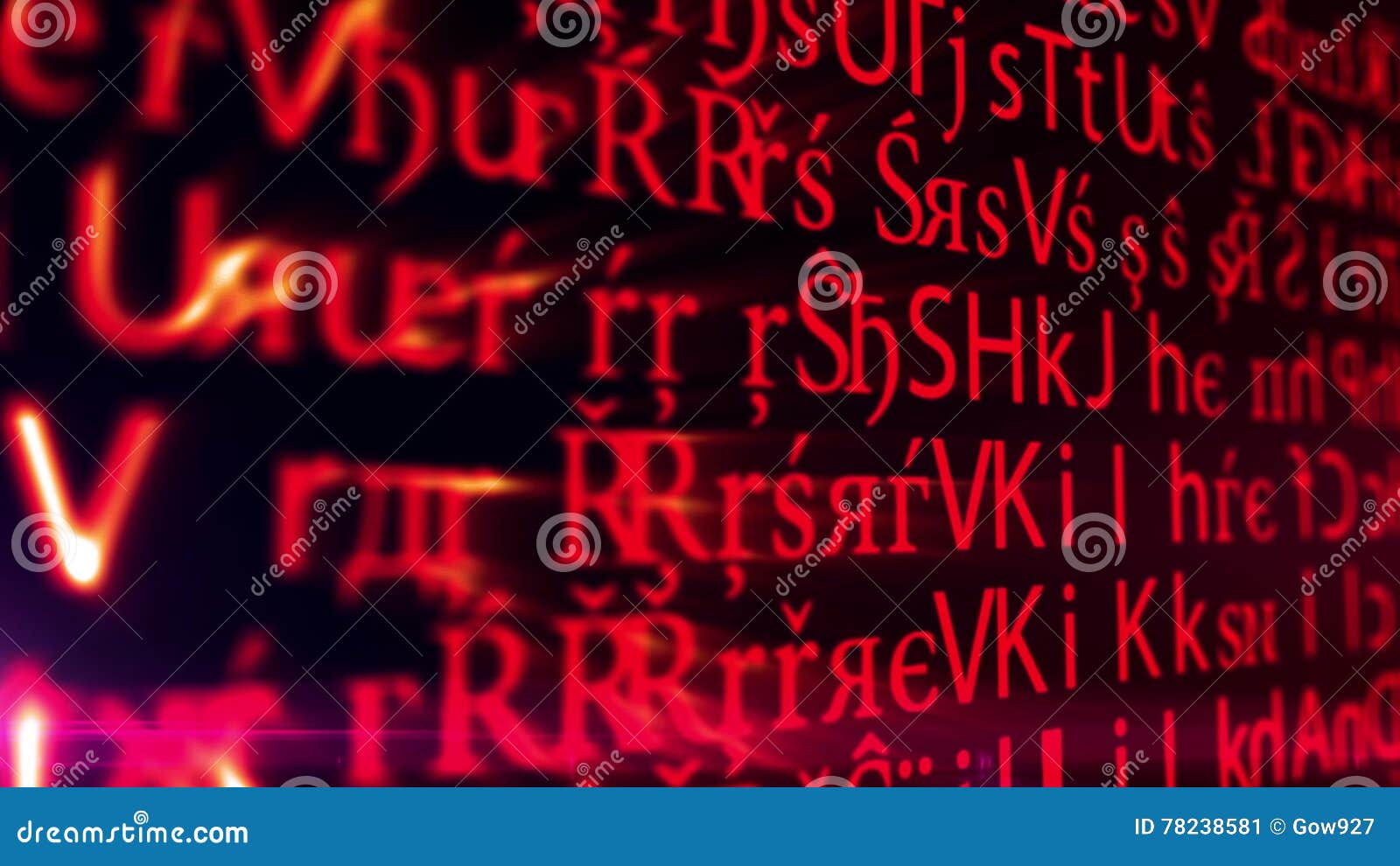 Abstract Animation Background Pattern of a Camera Moving through ...