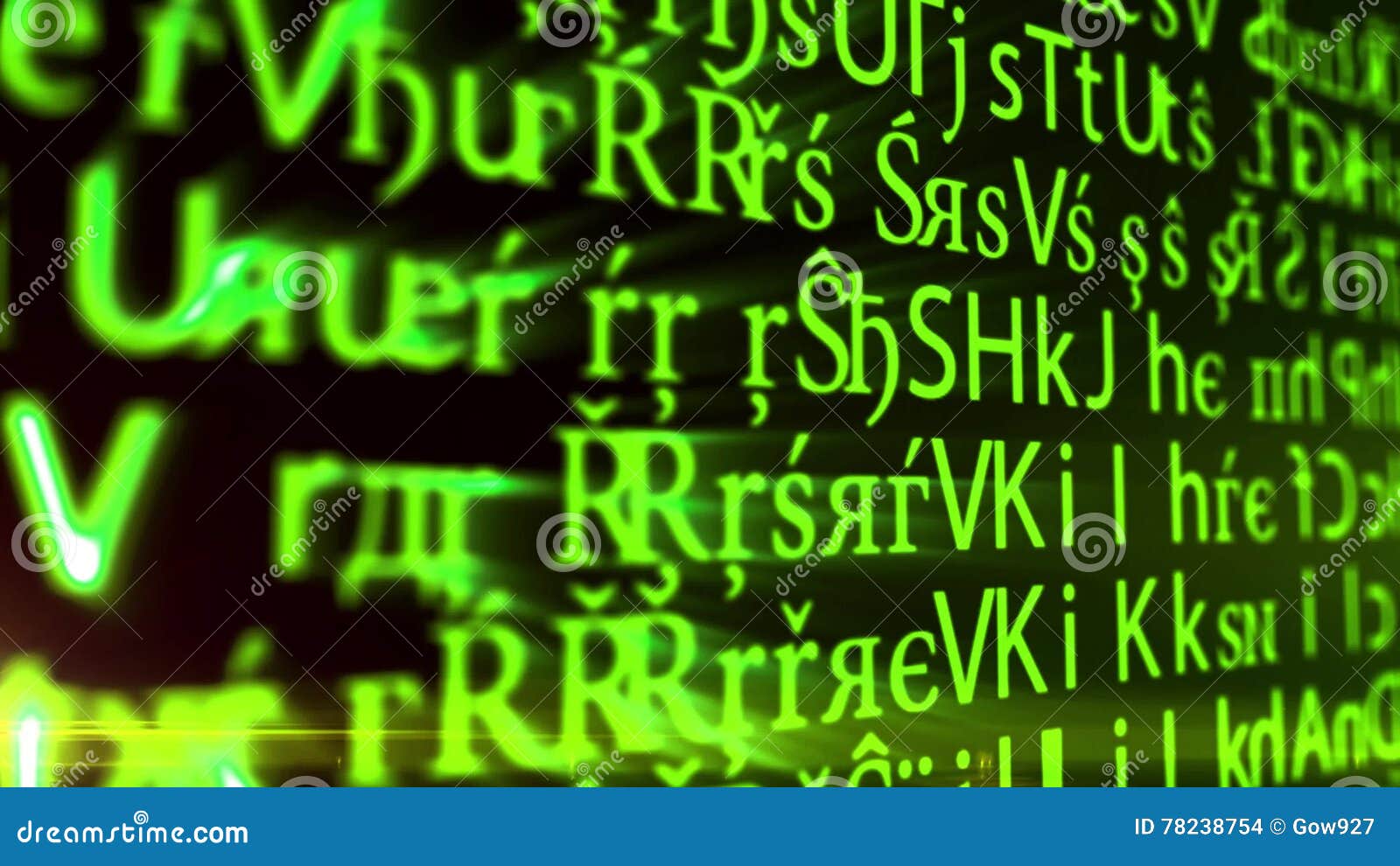 Abstract Animation Background Pattern of a Camera Moving through ...