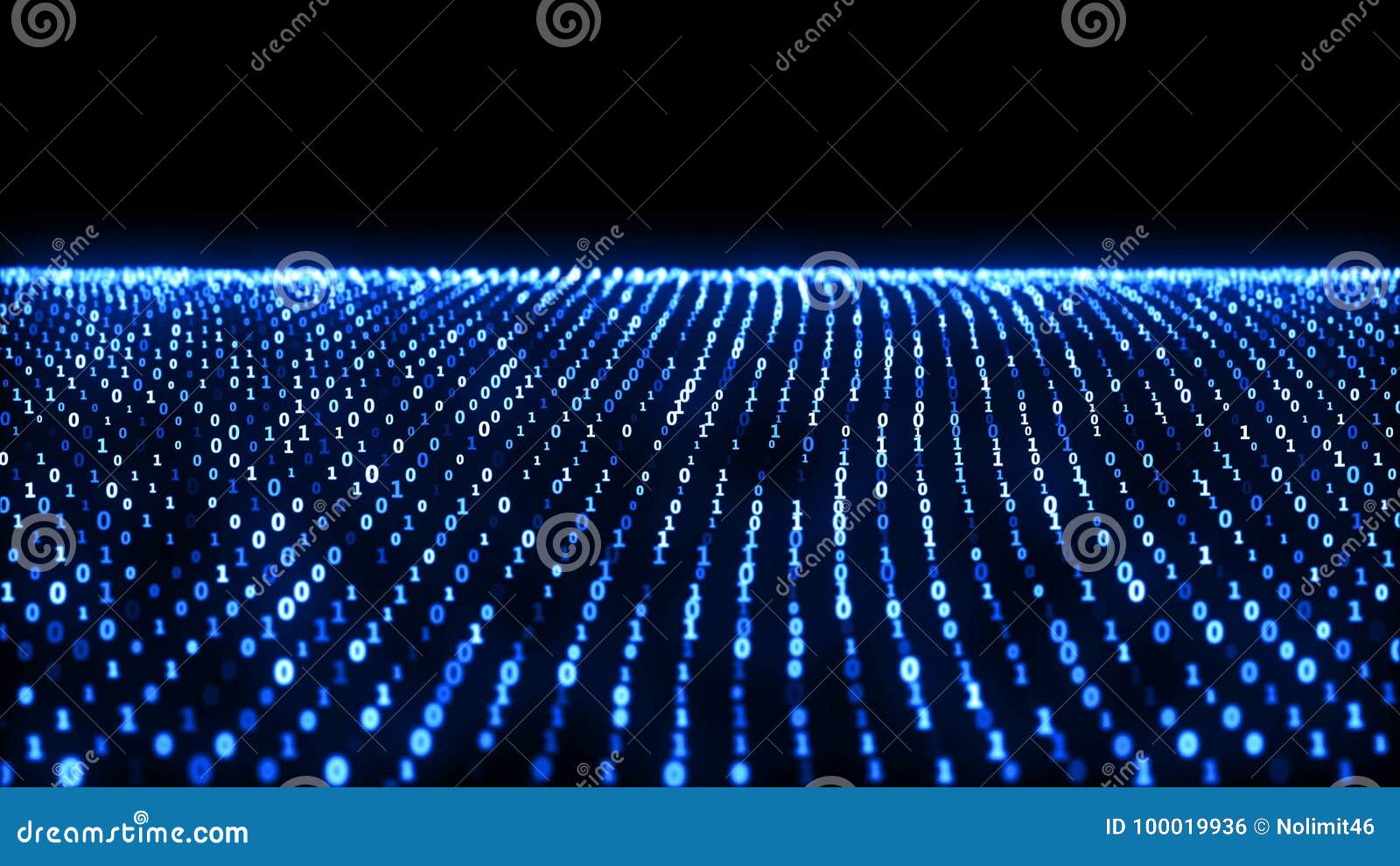 Abstract Animation of the Binary Code Waves with Binary Digits 1 and 0 ... Abstract Animation of the Binary Code Waves with Binary Digits 1 and 0 ...