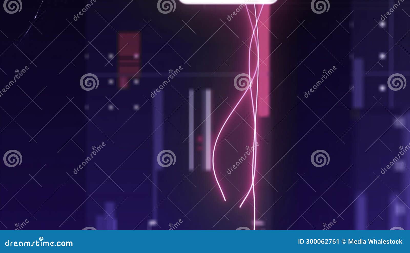 Abstract Animation of the Computers Hacking Process. Internet and Data Security. Stock ...