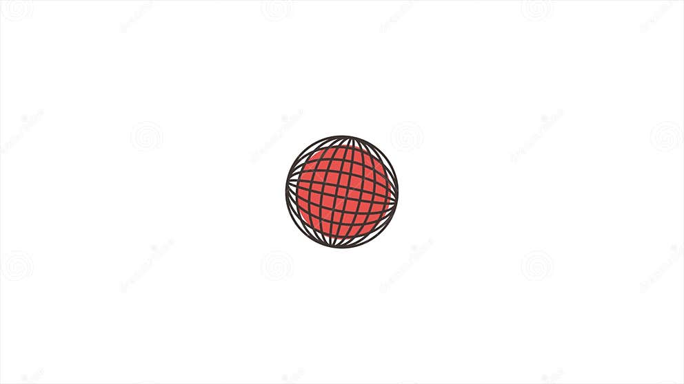 Abstract Animation with Different Figures Moving in a Circle Stock ...