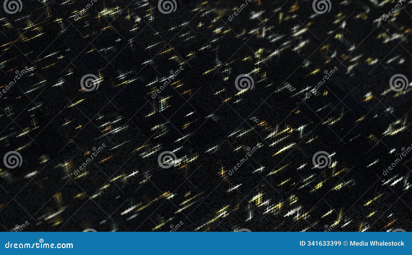 Abstract Animation of Digital Abstract Processes on the Dark Background ...