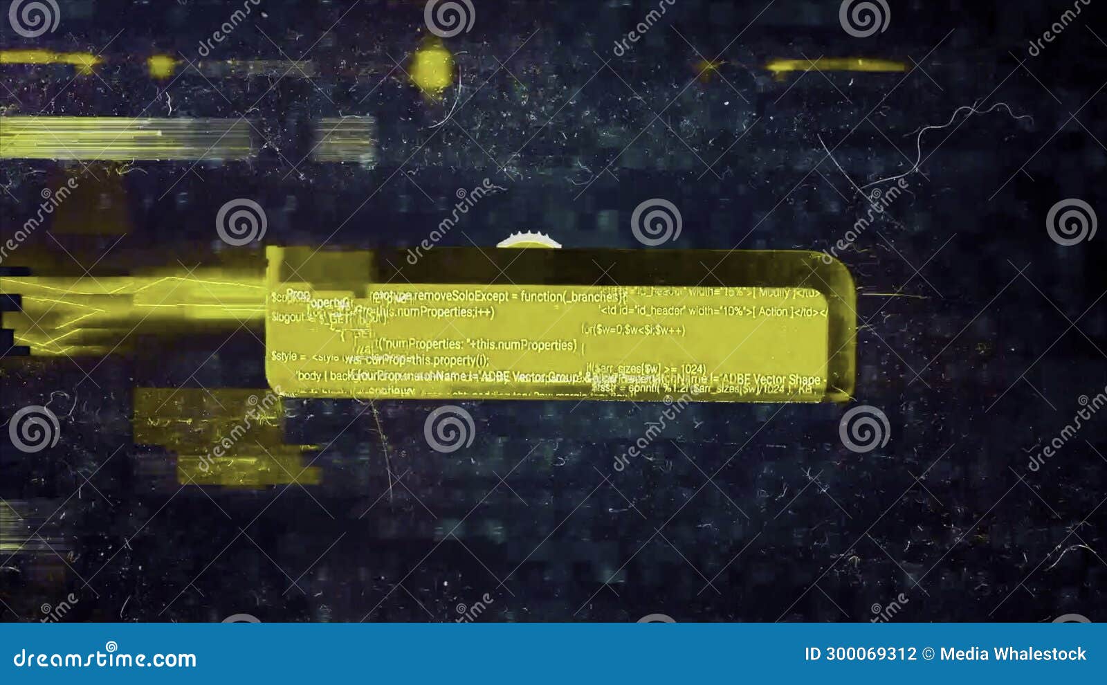 Abstract Animation of Golden Usb Flash Drive with Virus Inserting in ...