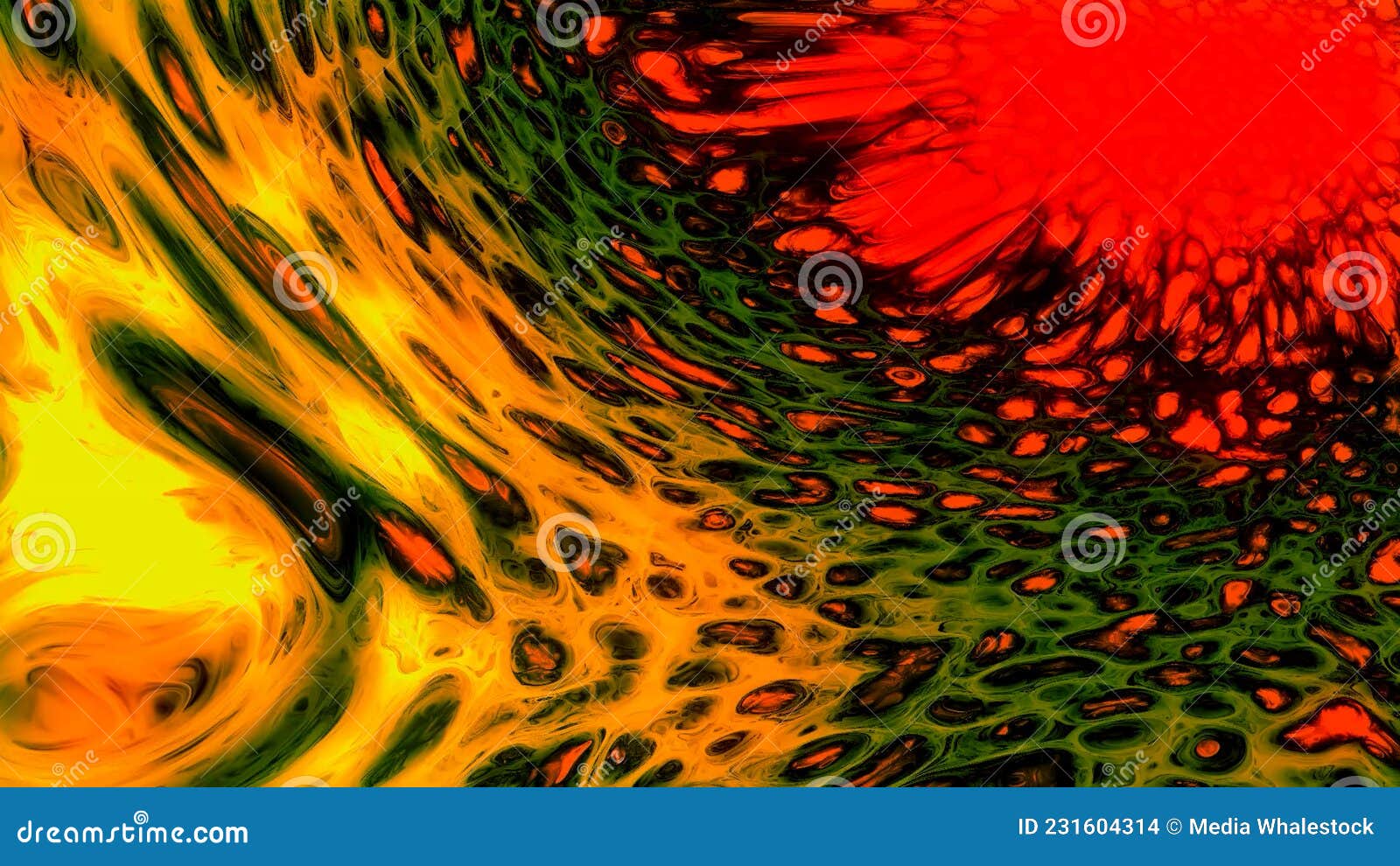 Abstract Animation of Lava Texture, Seamless Loop. Motion. Viscous ...