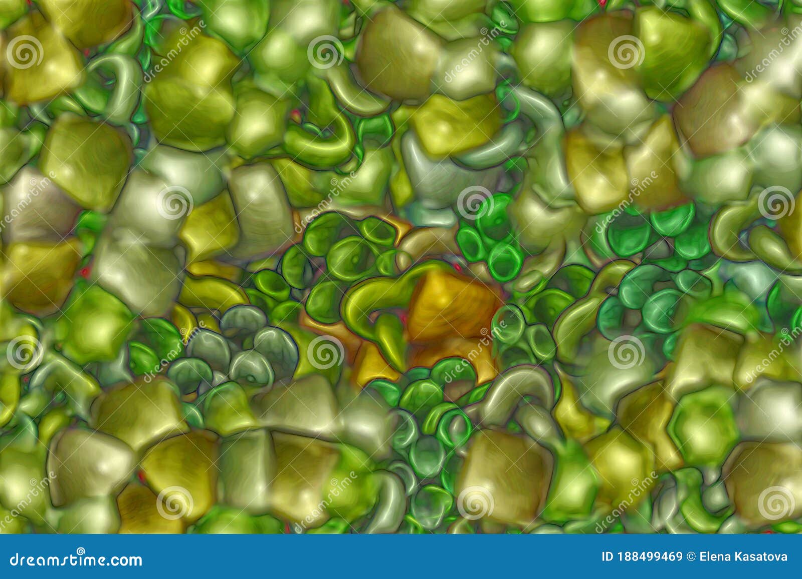 Abstract Animation of Rotating Sphere Decaying into Multicolored Moving ...